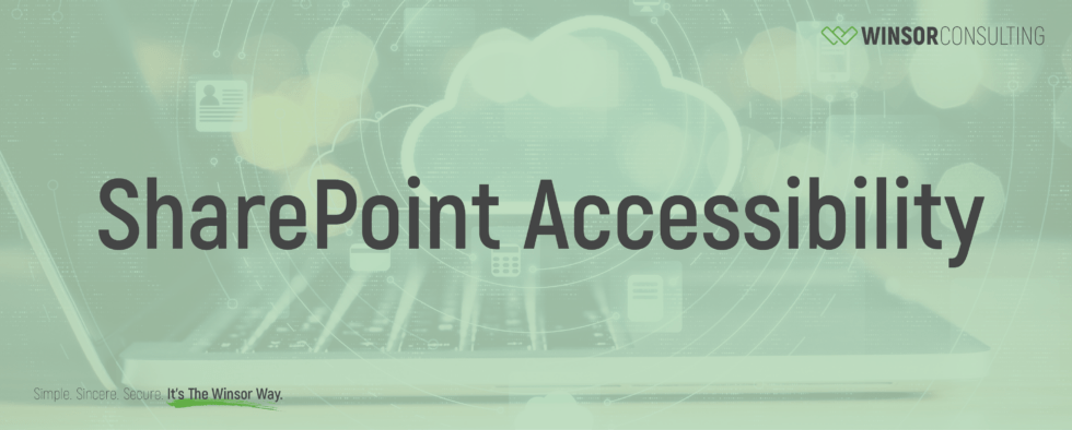 SharePoint Access - Winsor Consulting